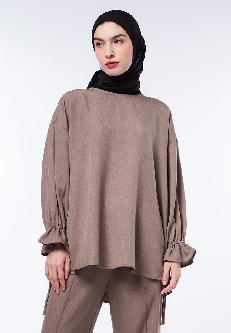 FLARE DETAIL BLOUSE | Jenahara