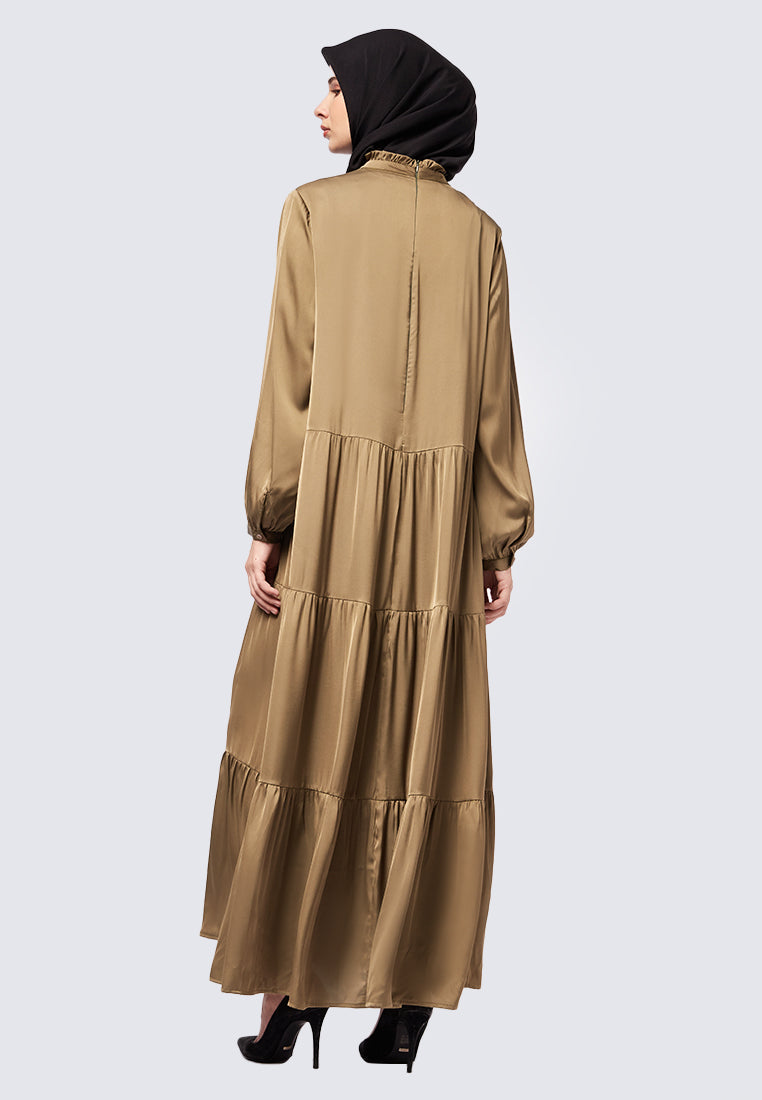 GATHERED TIERED DRESS | Jenahara