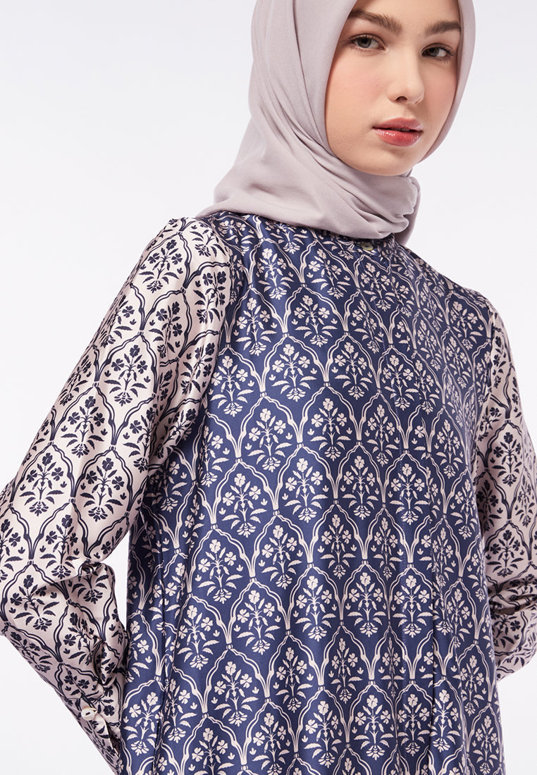 PRINTED SHIRT DRESS | Jenahara