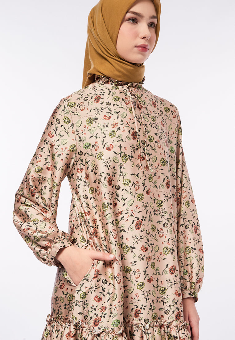 PRINTED TIERED DRESS | Jenahara