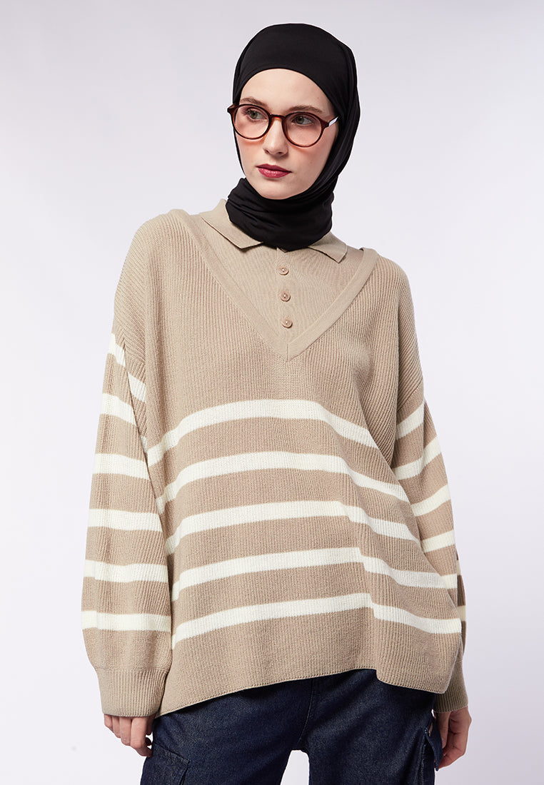 STRIPES KNIT TOP | Jenahara