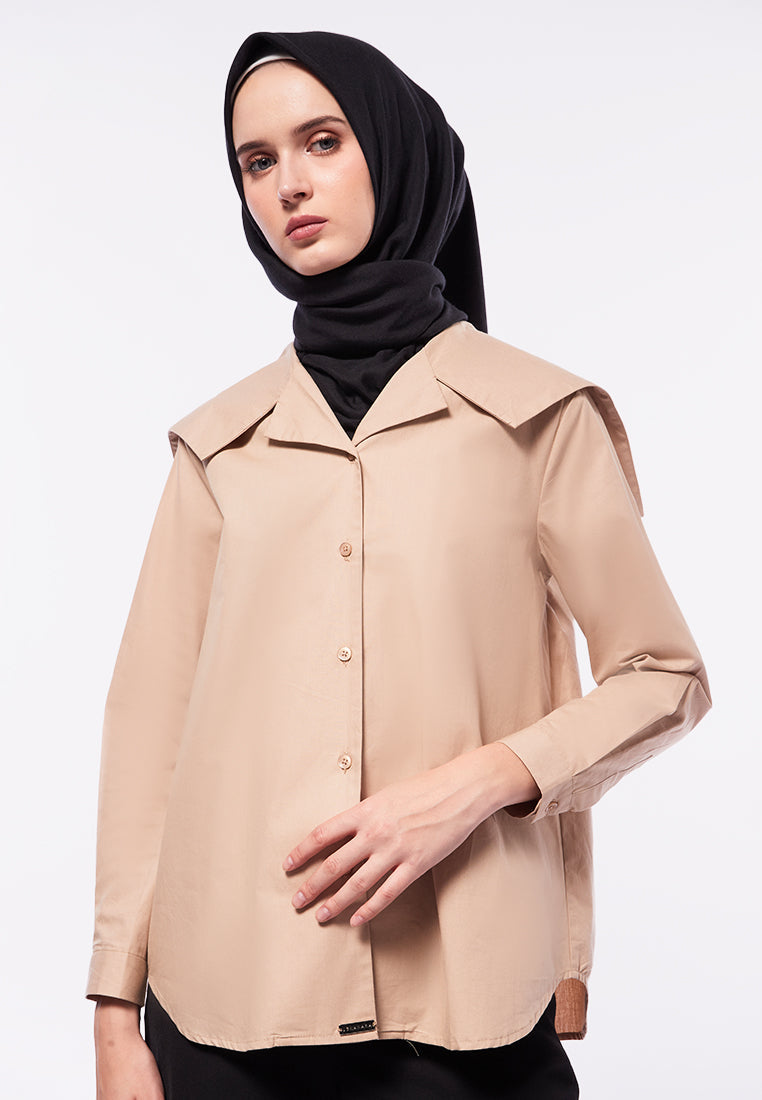 OVERSIZE COLLAR SHIRT | Jenahara